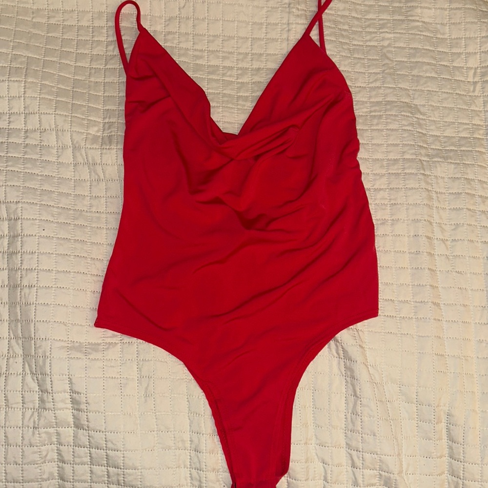 Red Bodysuit - Gem